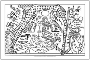 Ancient Egypt Coloring Page | Print it Free