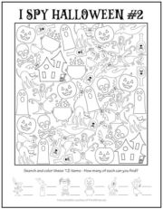 I Spy Halloween #2 Picture Activity | Print it Free