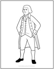 George Washington Coloring Page | Print it Free