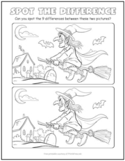 Free Printable Halloween-Themed Pages | Print it Free