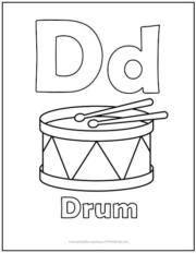 Alphabet Coloring Pages | Print it Free