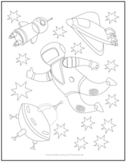 Outer Space Coloring Pages | Print it Free