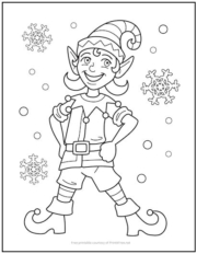 Christmas Coloring Pages | Page 4 | Print it Free