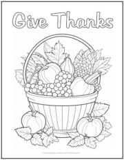 Thanksgiving Coloring Pages | Print it Free